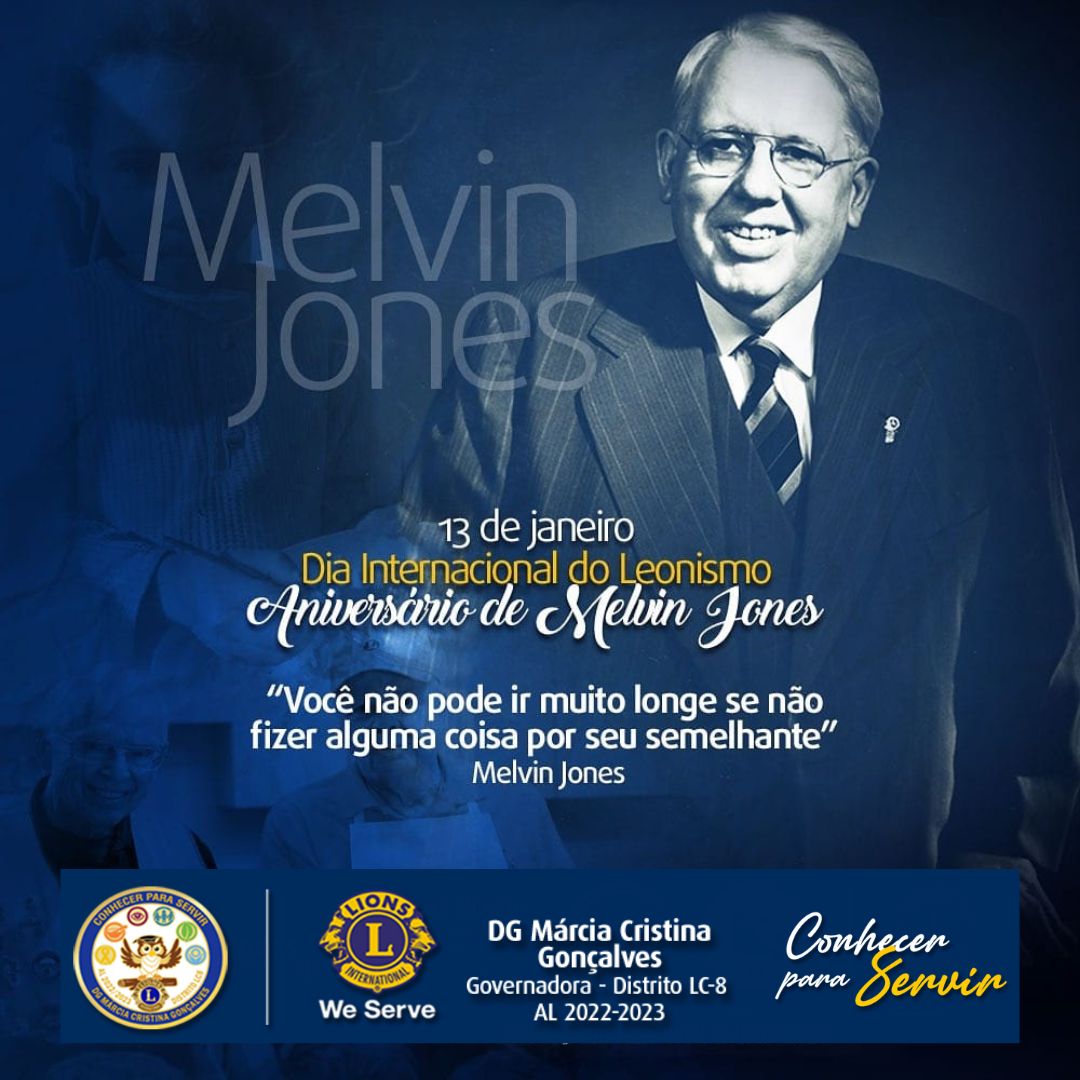 PARABÉNS MELVIN JONES